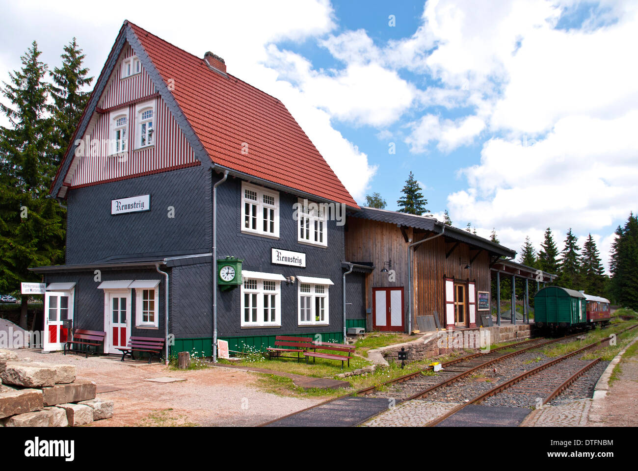 Rennsteig Station in Germany Stock Photo - Alamy