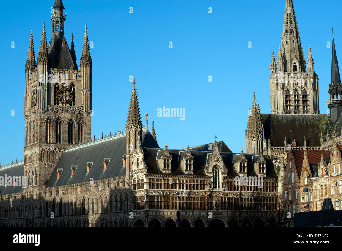 Ypres Cloth Hall (Dutch: Lakenhal or Lakenhalle), in Ypres ( Ieper ...