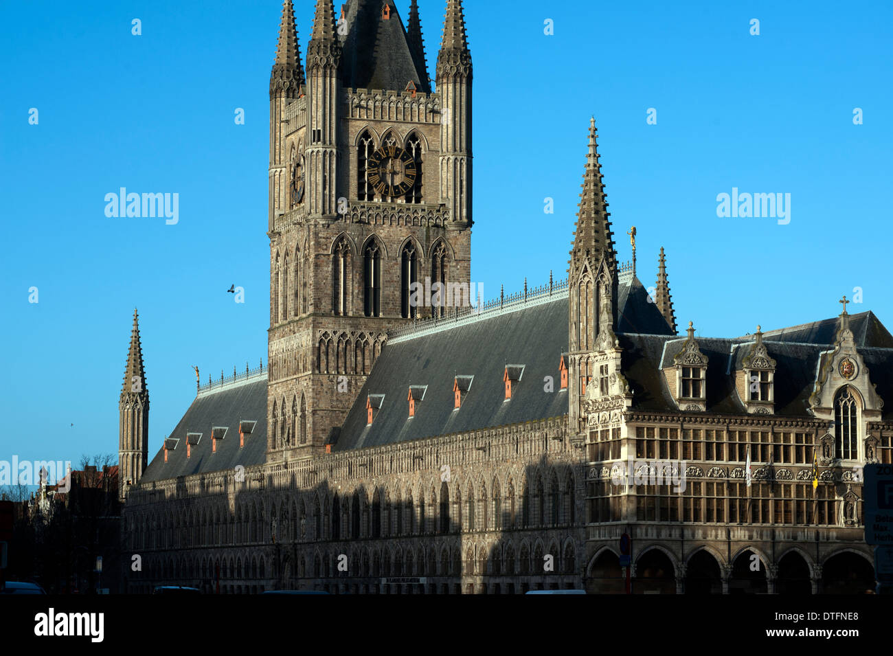 Ypres Cloth Hall (Dutch: Lakenhal or Lakenhalle), in Ypres ( Ieper ...