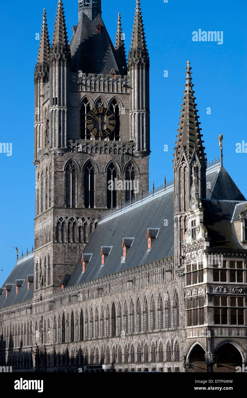 Ypres Cloth Hall (Dutch: Lakenhal or Lakenhalle), in Ypres ( Ieper ...