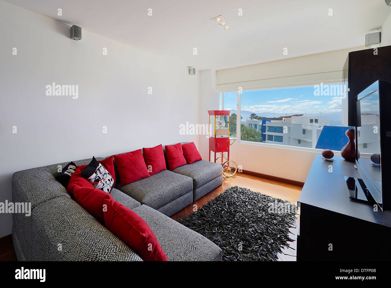 Interior design: Big Modern Living room Stock Photo - Alamy
