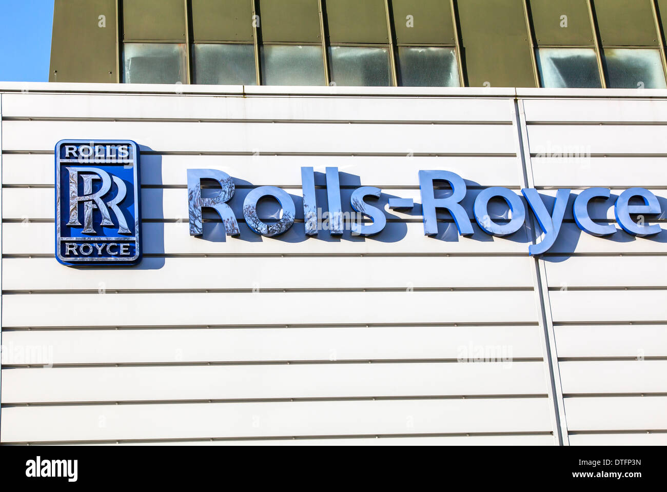 Rolls Royce sign Stock Photo - Alamy