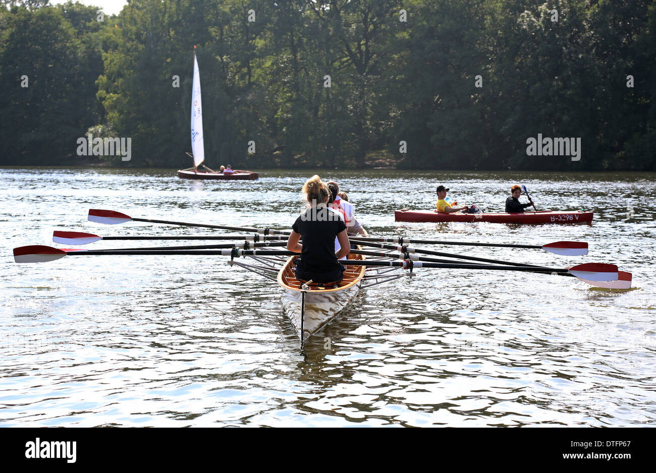 Sailing boat rowing hi-res stock photography and images - Alamy
