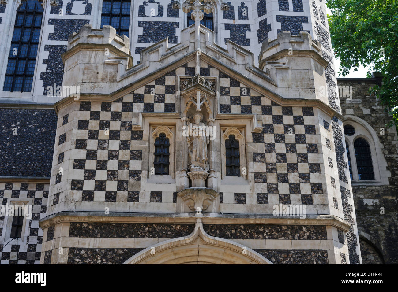 Entrance to St Bartholomew the Great Church, London, England, United ...