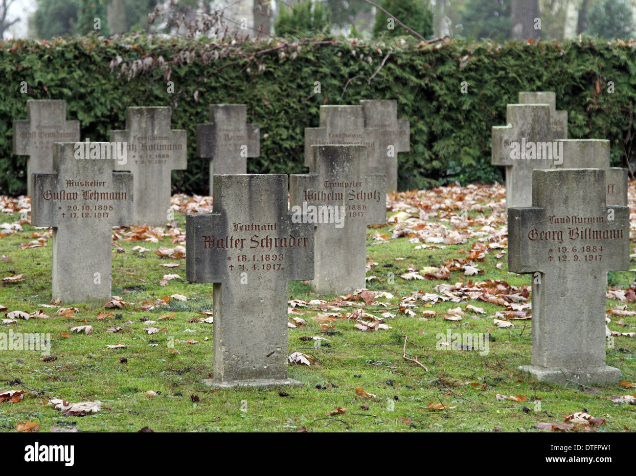 Berlin, Germany, War Cemetery at the Second Municipal Cemetery ...