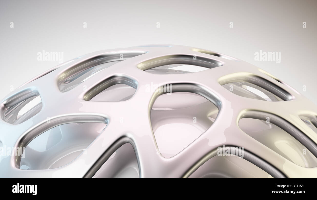 Abstract metal 3D mesh structure Stock Photo - Alamy