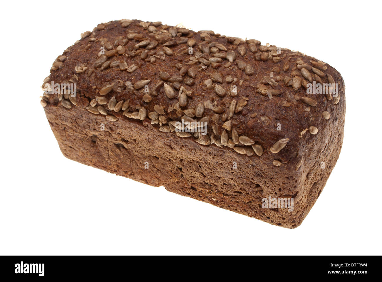 White isolated dak Bread Stock Photo - Alamy