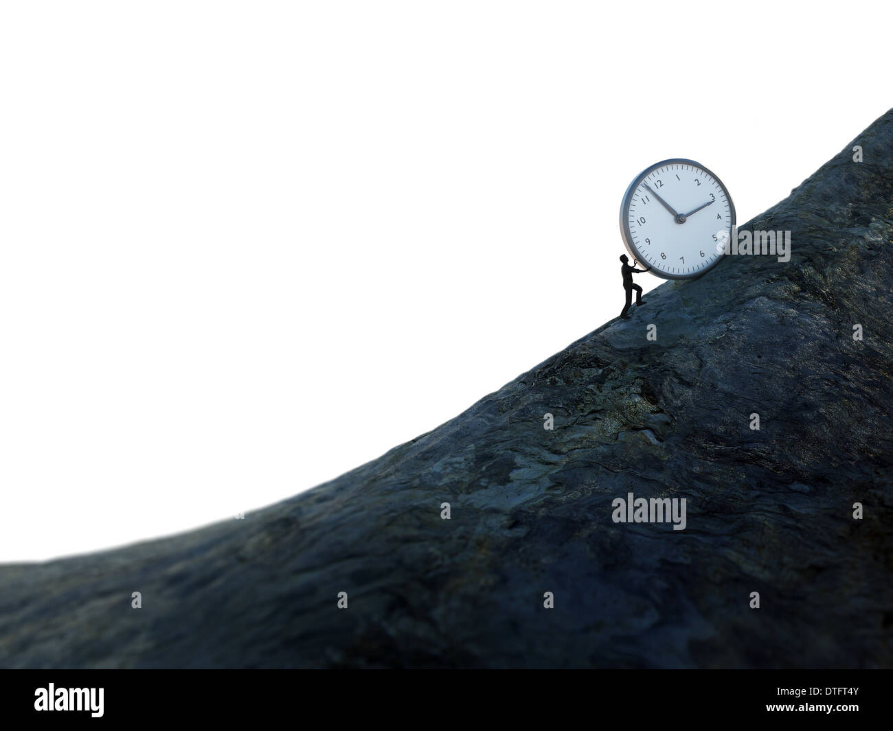 Pushing rock uphill hi-res stock photography and images - Alamy