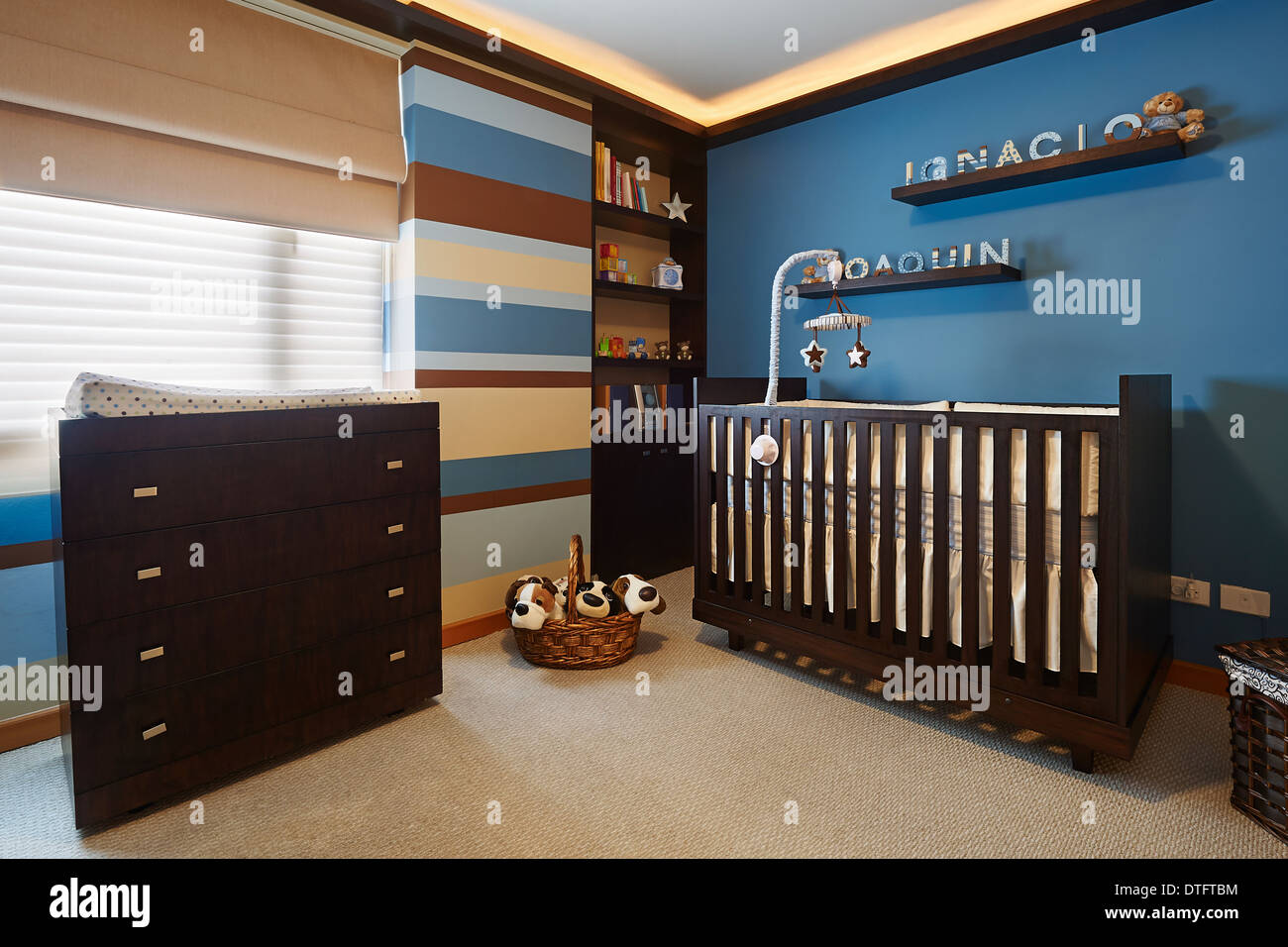 Interior design: Baby room Stock Photo - Alamy