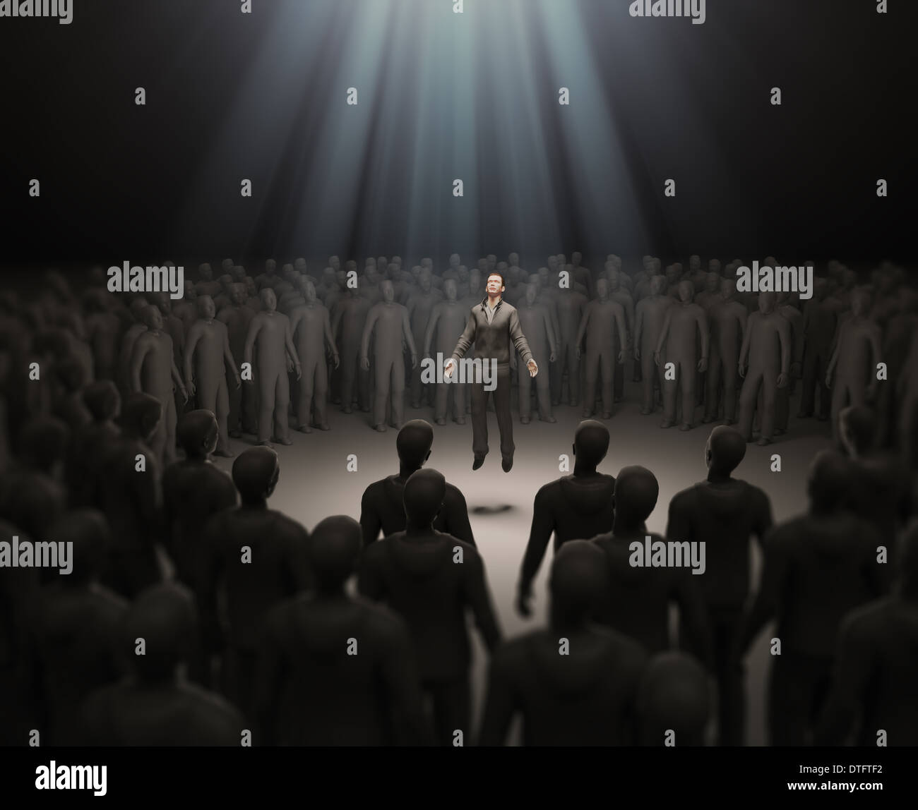 Lifted crowd hi-res stock photography and images - Alamy