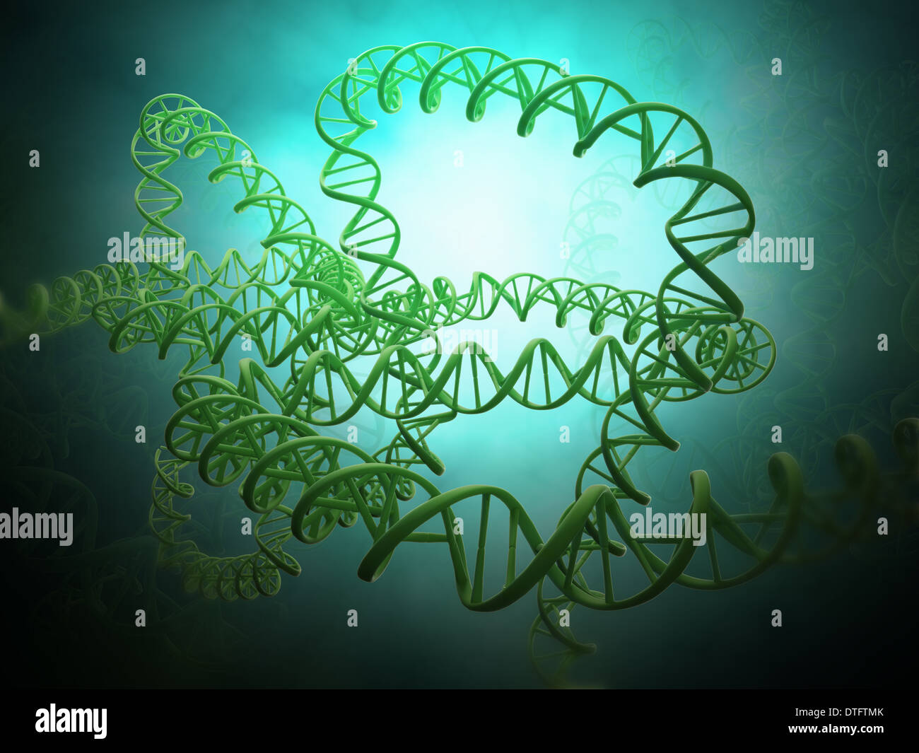 DNA strand model - genetics concept Stock Photo - Alamy