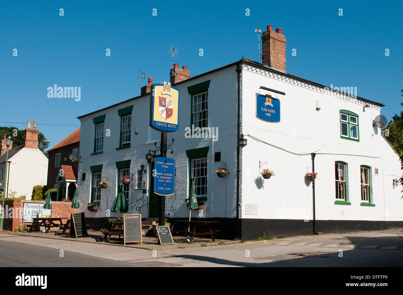 The Cross Keys in Epperstone, Nottinghamshire England UK Stock Photo ...