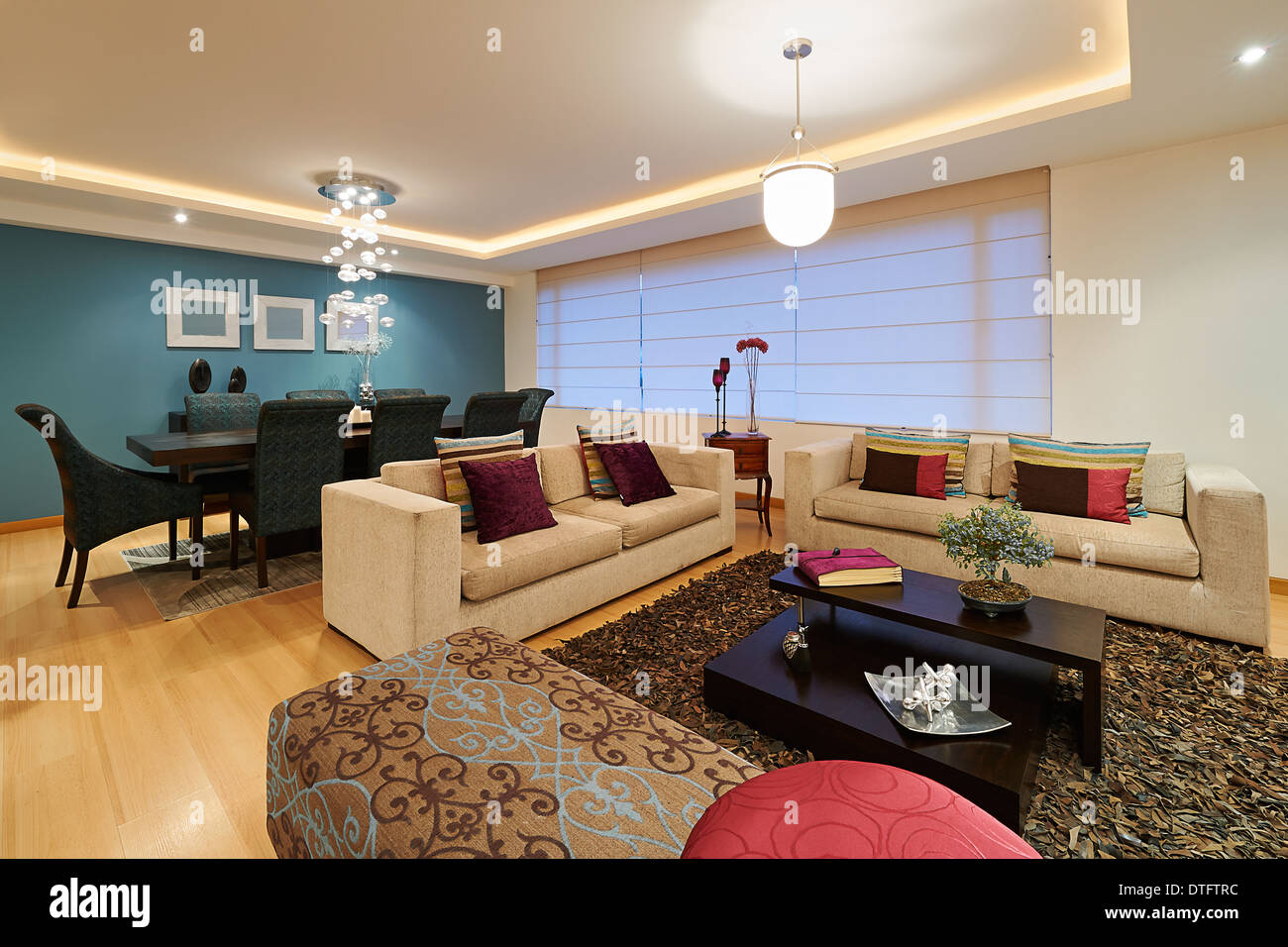 Interior design series: Modern living room Stock Photo - Alamy