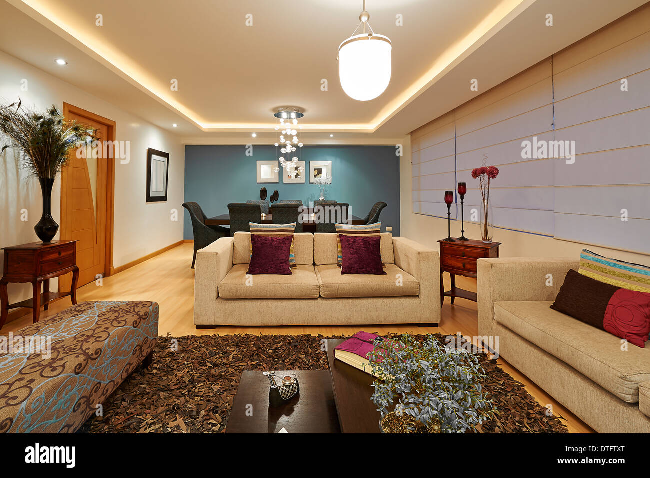 Interior design series: Modern living room Stock Photo - Alamy