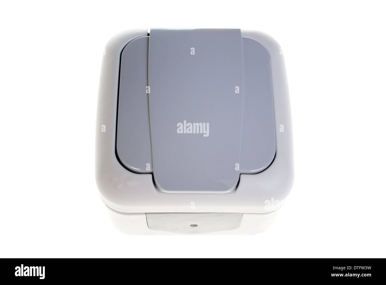 Electric switch, isolated on white Stock Photo - Alamy