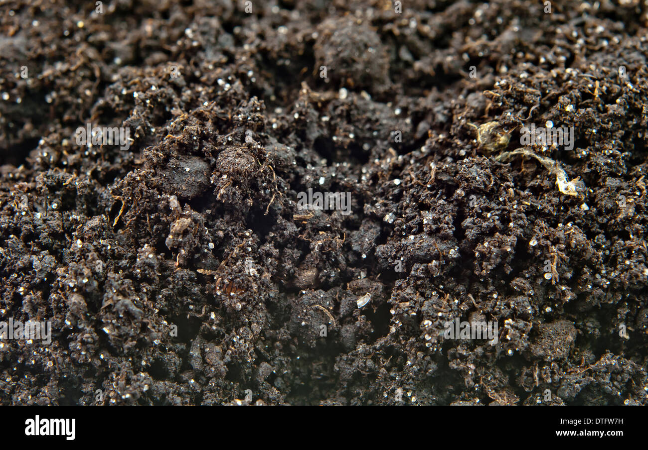 black soil texture background Stock Photo - Alamy
