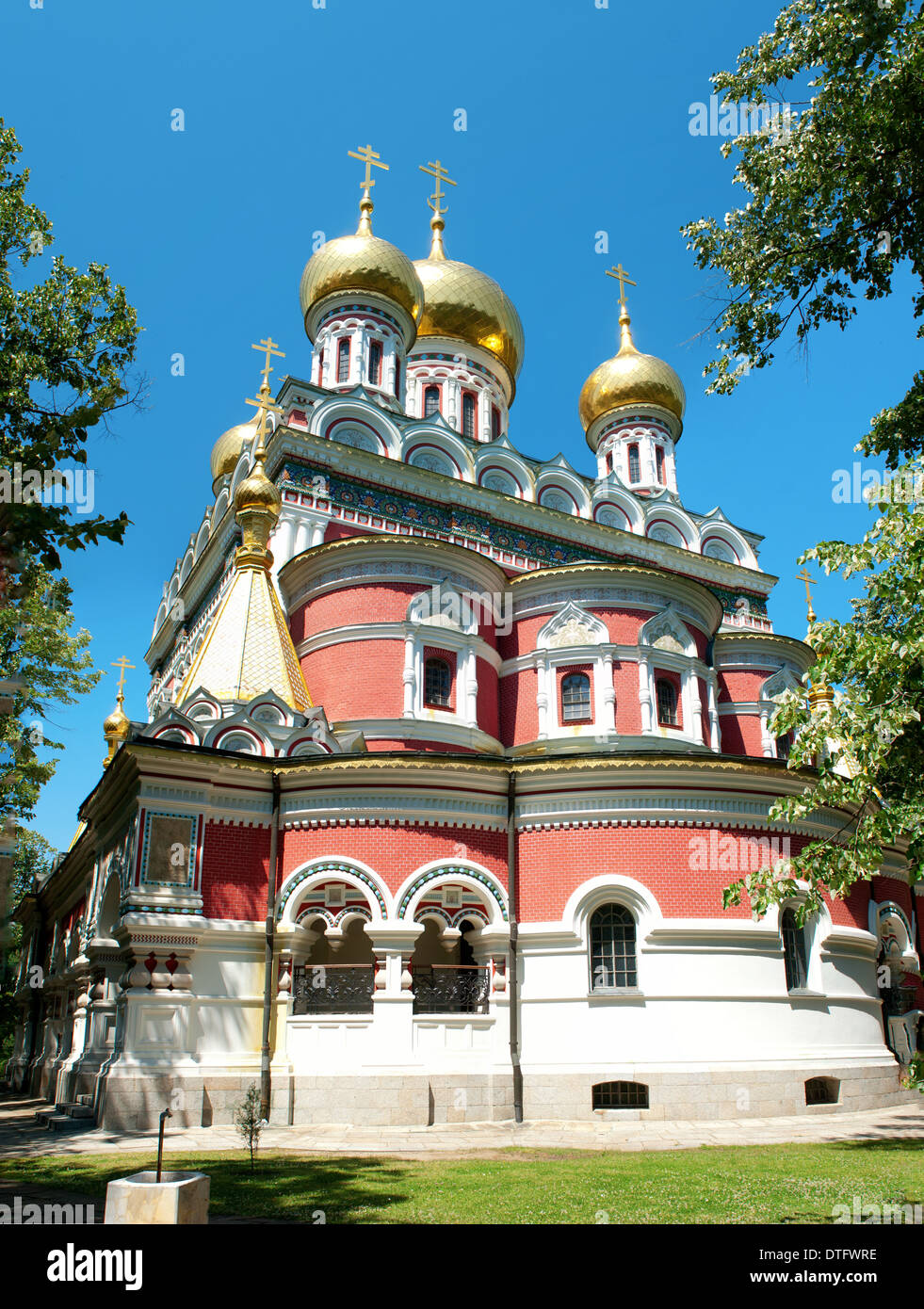 Russian church shipka Stock Photo - Alamy