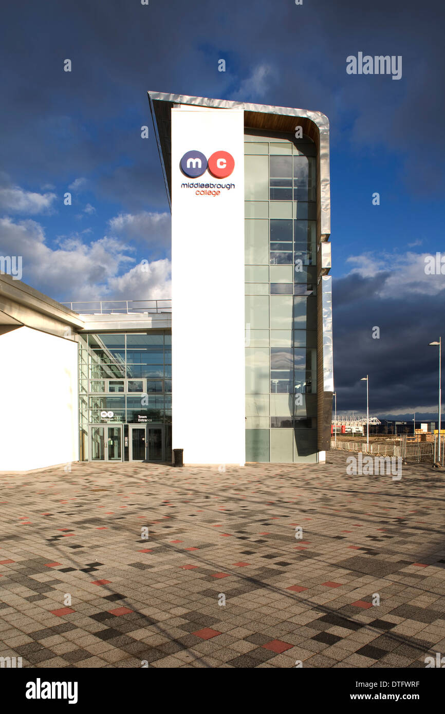 Middlesbrough College, Teesside Stock Photo - Alamy