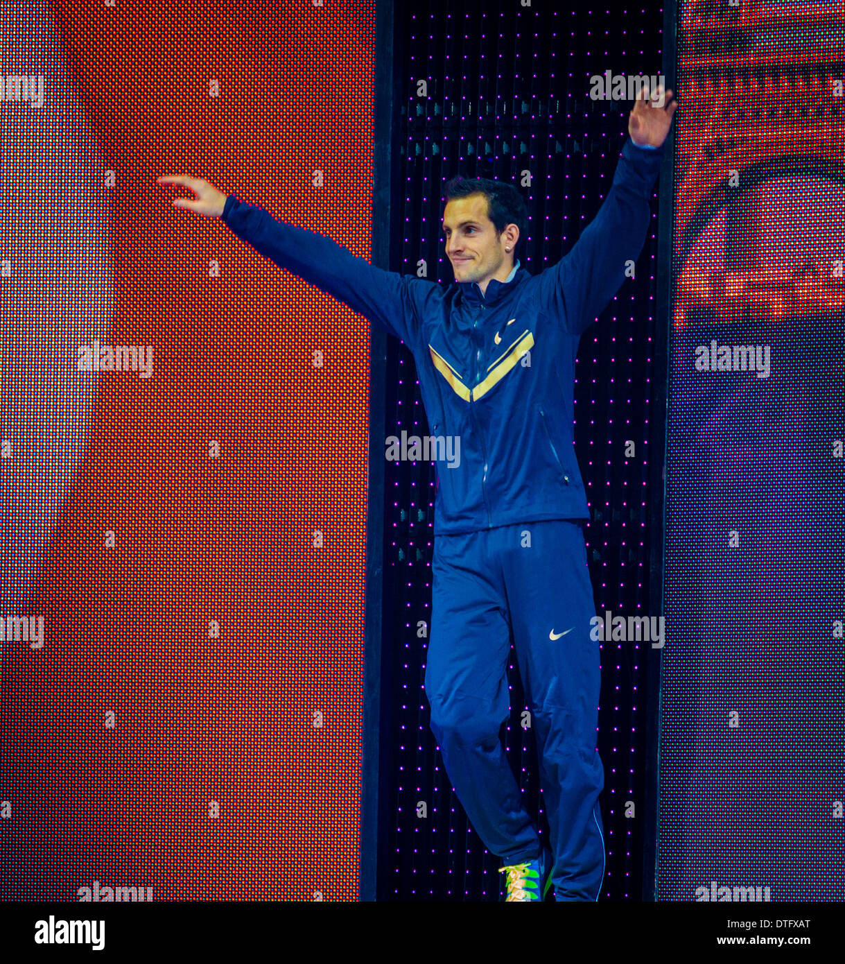 French pole vaulter Renaud Lavillenie set a world record * of 6.16m at ...