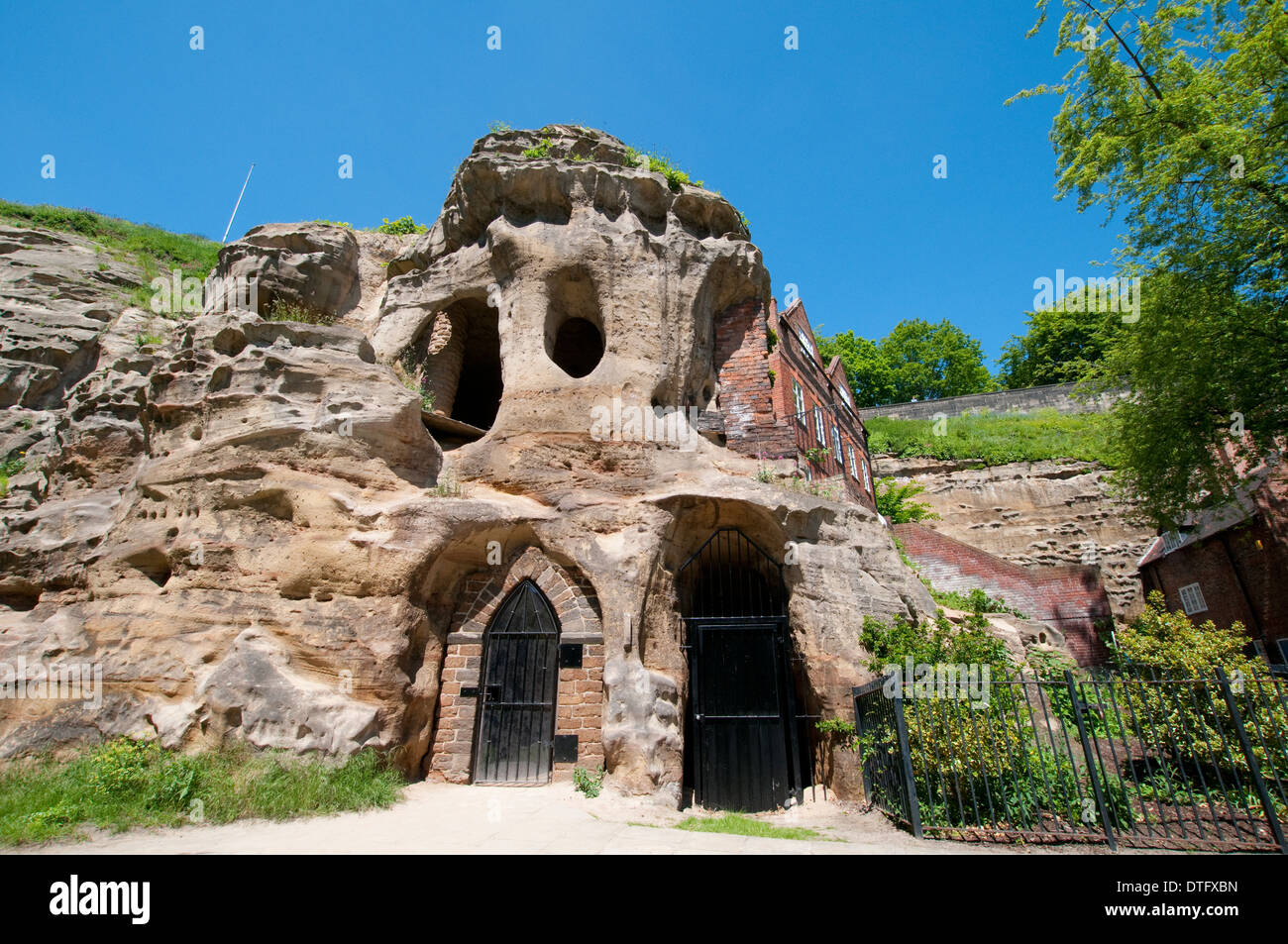 Sandstone cave caves uk hi-res stock photography and images - Alamy