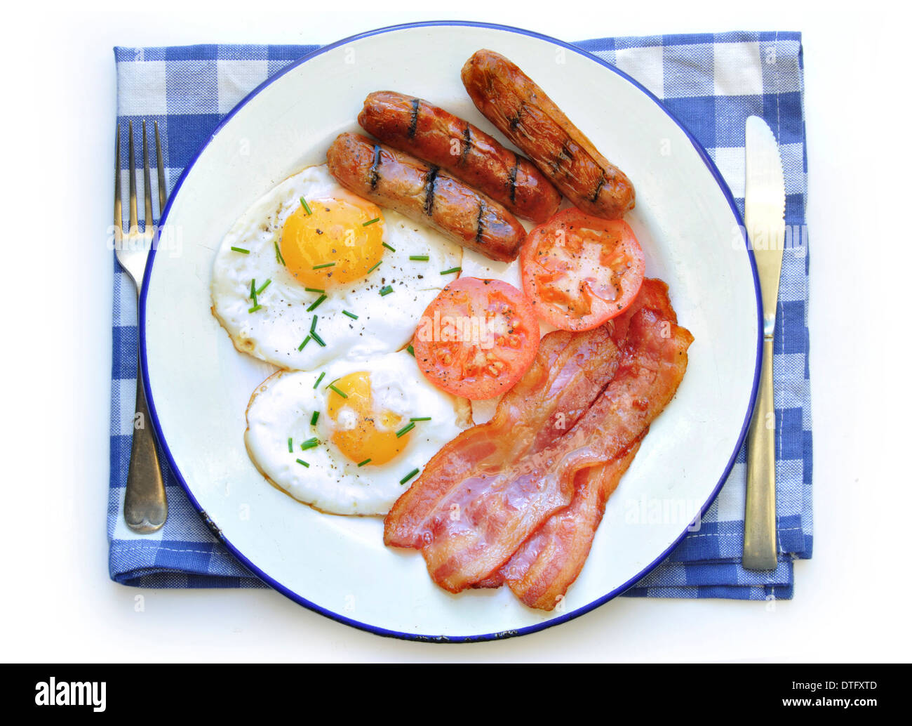 Cooked breakfast bacon egg hi-res stock photography and images - Alamy