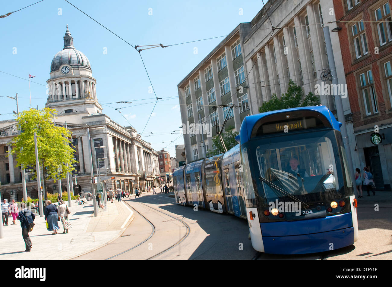 Nottingham net tram hi-res stock photography and images - Alamy