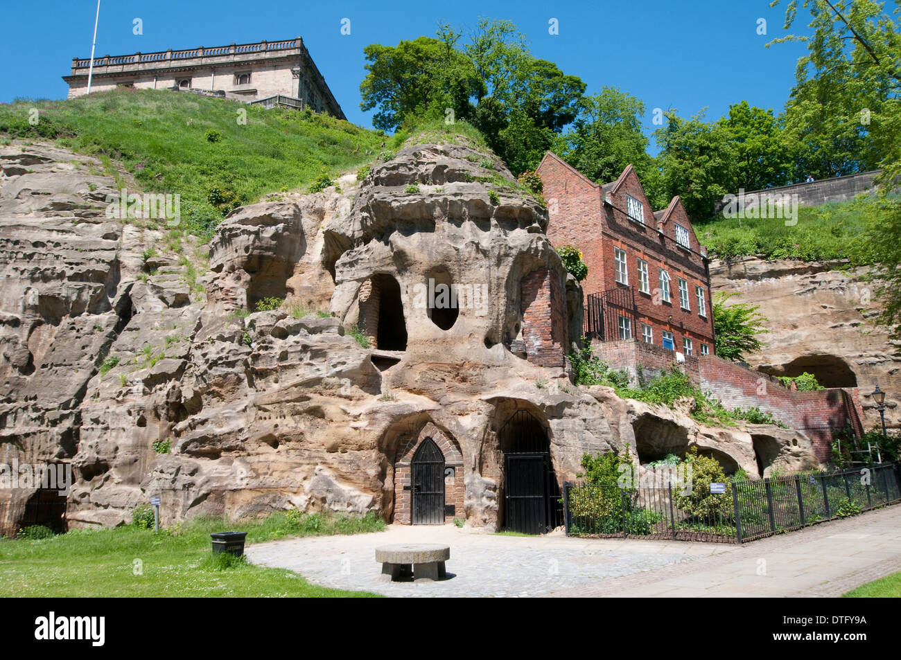 Nottingham castle cave hi-res stock photography and images - Alamy