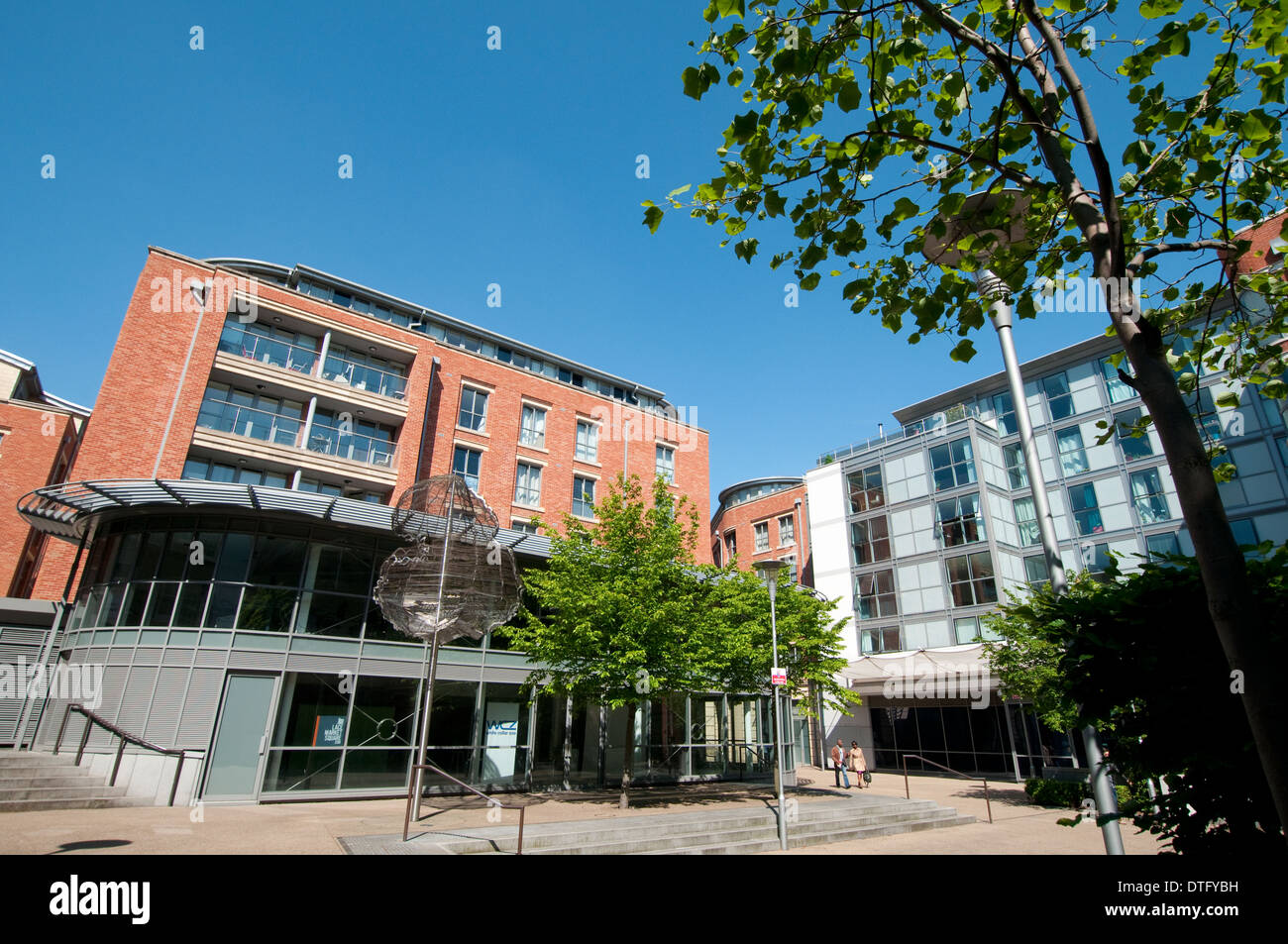 Lace Market Square in Nottingham City, Nottinghamshire England UK Stock ...
