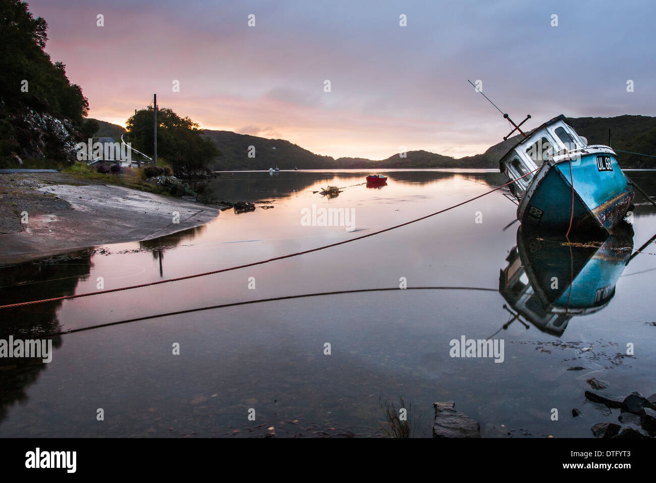 Lochinver boat hi-res stock photography and images - Alamy