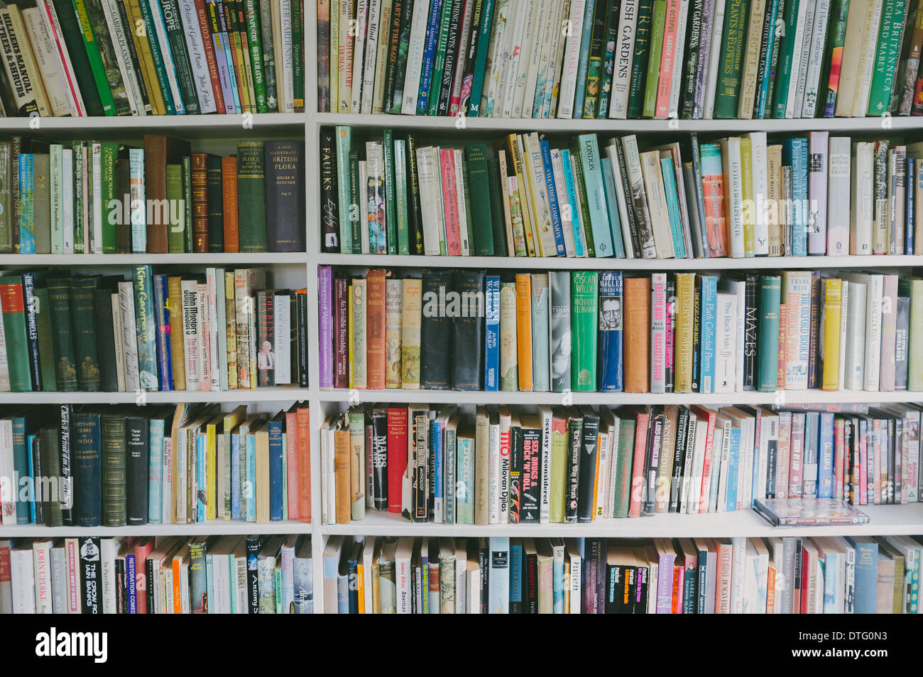 Old Books on a bookshelf Stock Photo - Alamy
