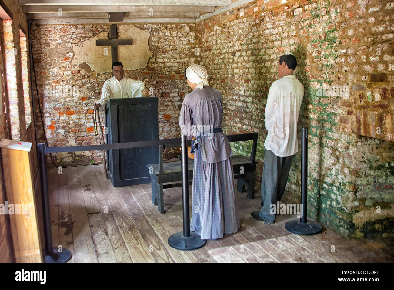 Boone Hall Plantation slave church service Stock Photo - Alamy