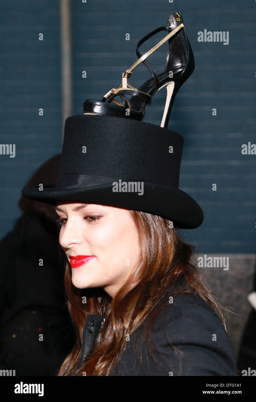 Esarsi cobbler Stacey Cooper arriving at the Diane von Furstenberg ...