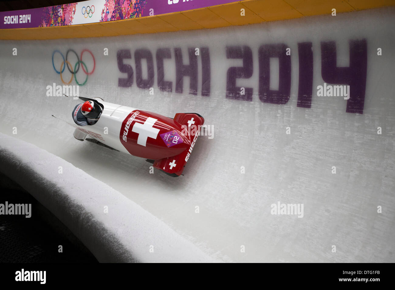 Olympic games sochi bobsleigh hi-res stock photography and images - Alamy