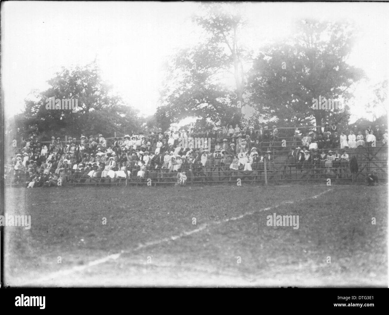This photograph captures the spectators at the Miami-Wilmington ...