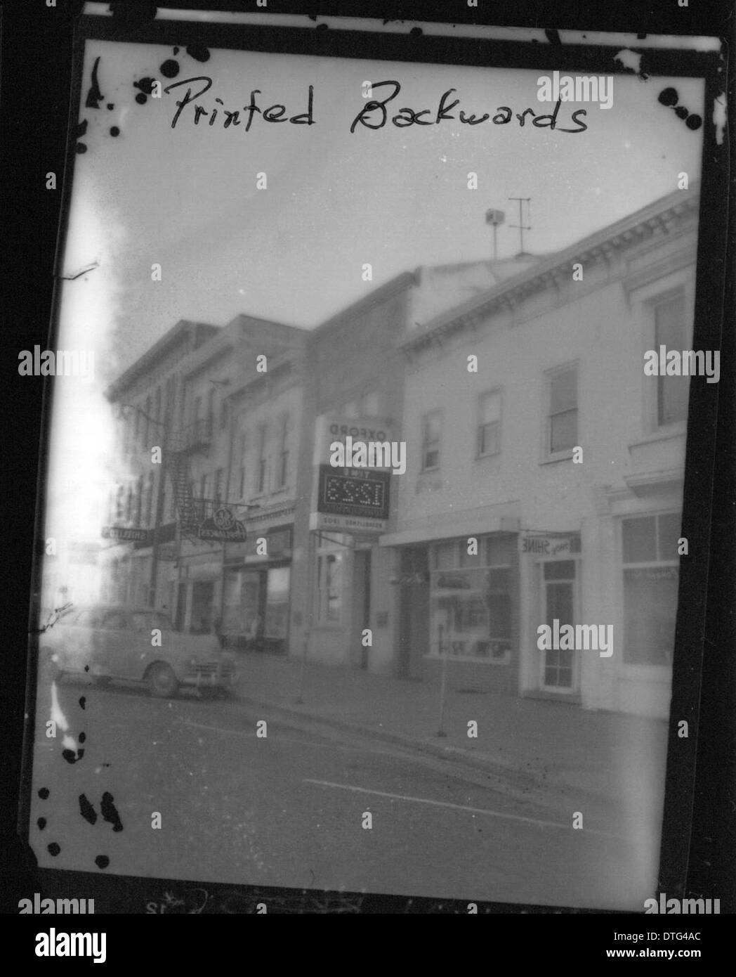 Old storefronts Black and White Stock Photos & Images - Alamy