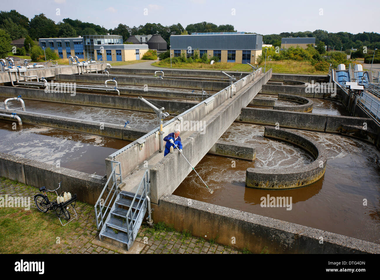 Dorsten, Germany, Dorsten- Wulfen sewage treatment plant Stock Photo ...