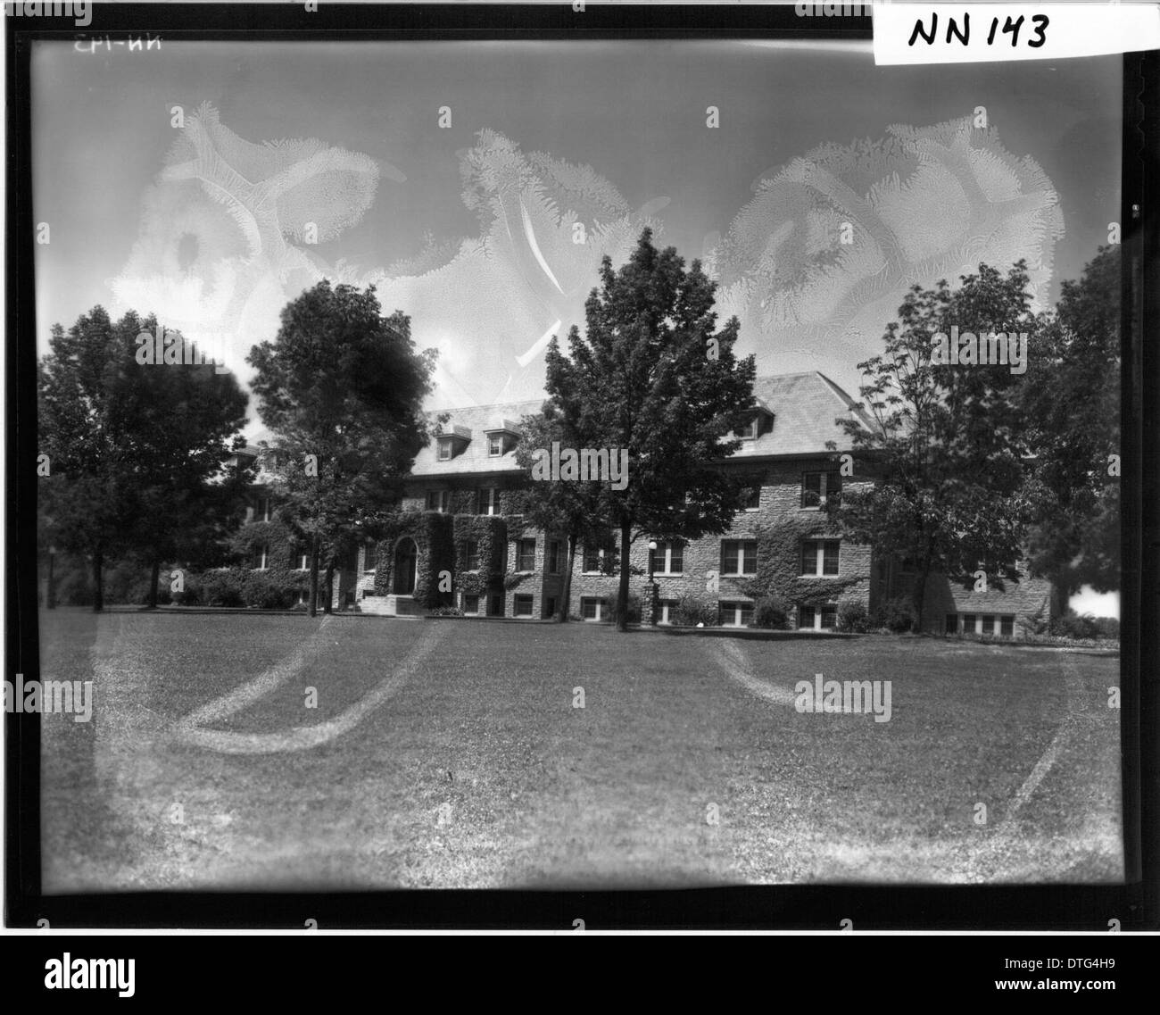 This photograph shows Mary Lyon Hall at Western College, located in ...
