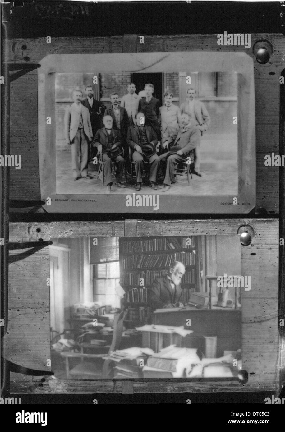 This 1906 composite photograph features President William Oxley ...