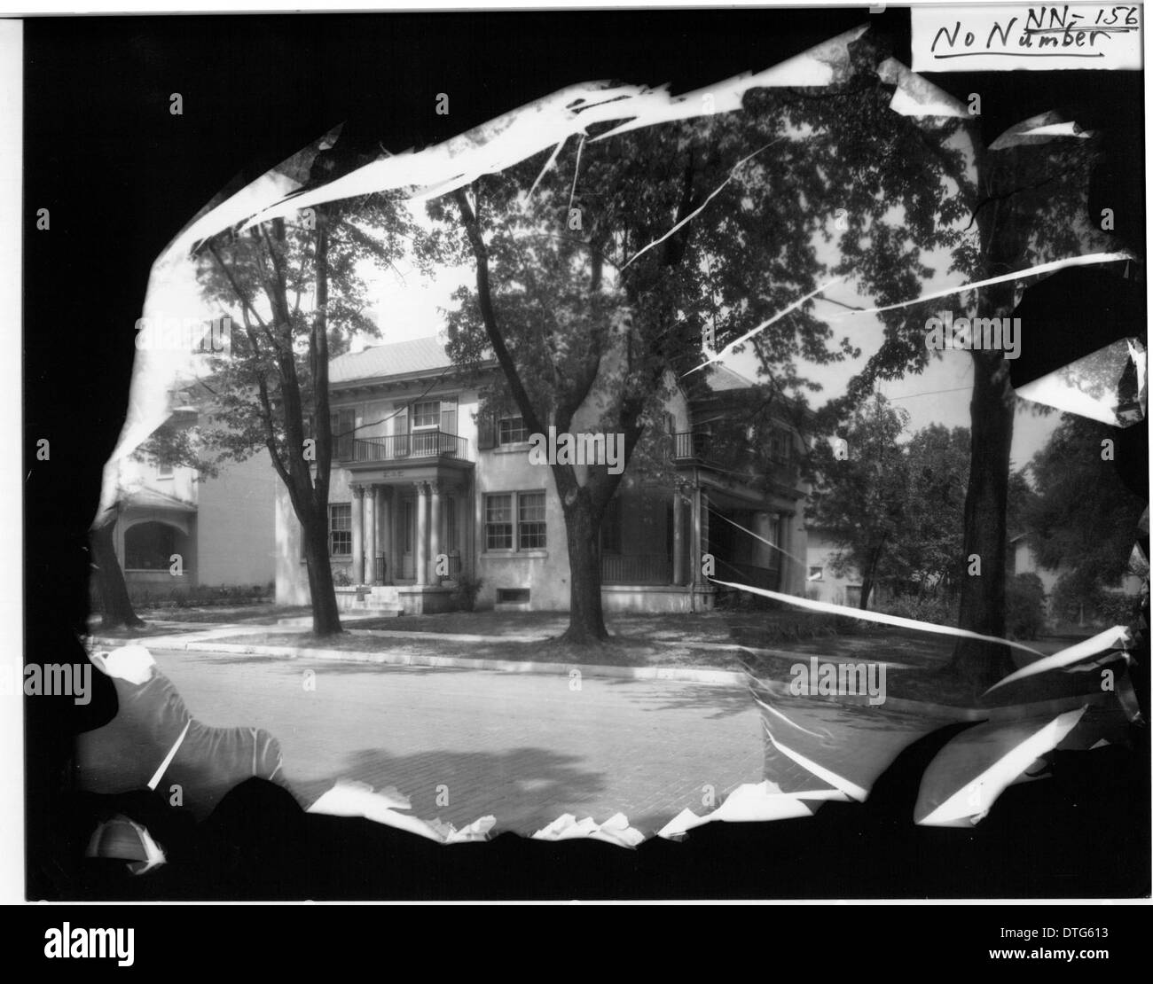 The Sigma Alpha Epsilon house, captured in this photo from the archives ...