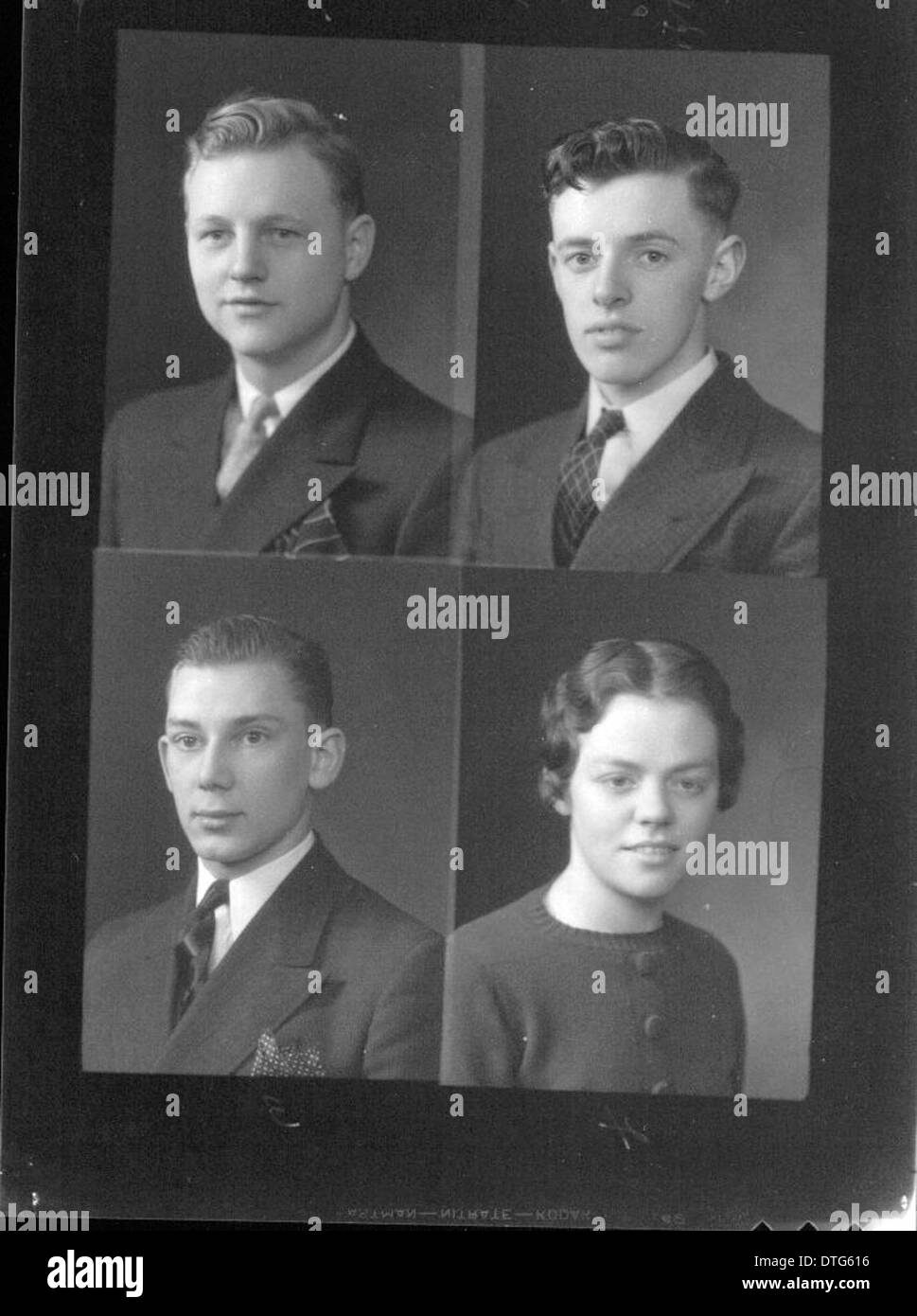 Past school yearbook Black and White Stock Photos & Images - Alamy