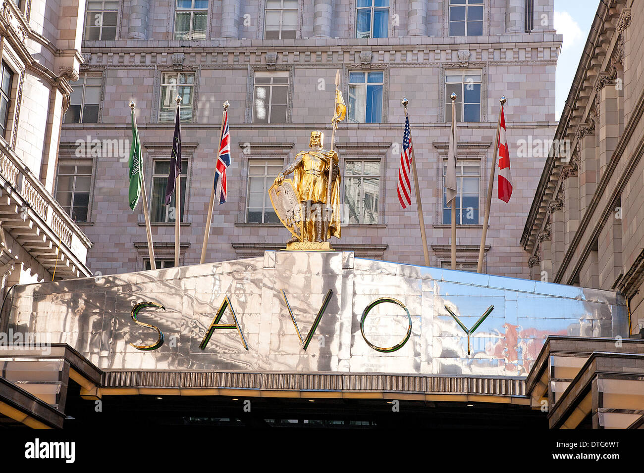 The savoy hotel sign hi-res stock photography and images - Alamy