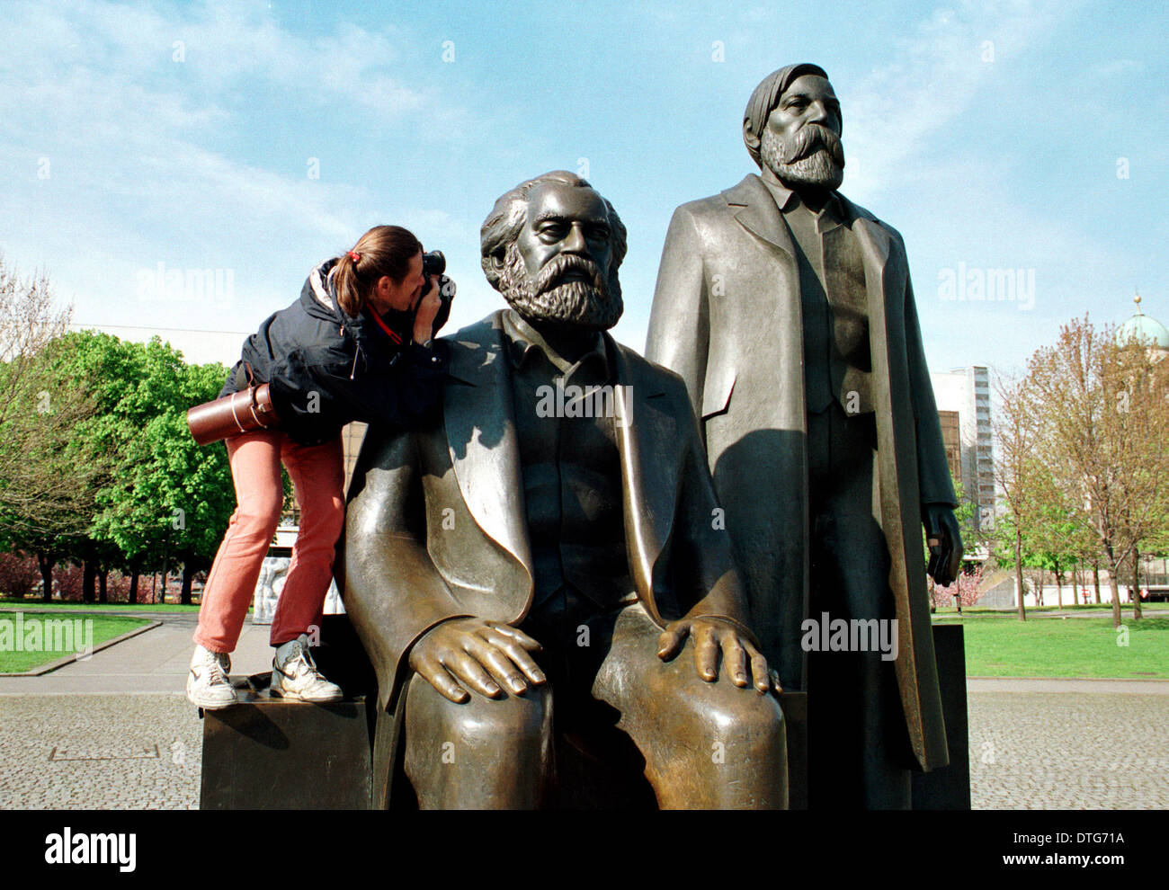 Engels monument hi-res stock photography and images - Alamy