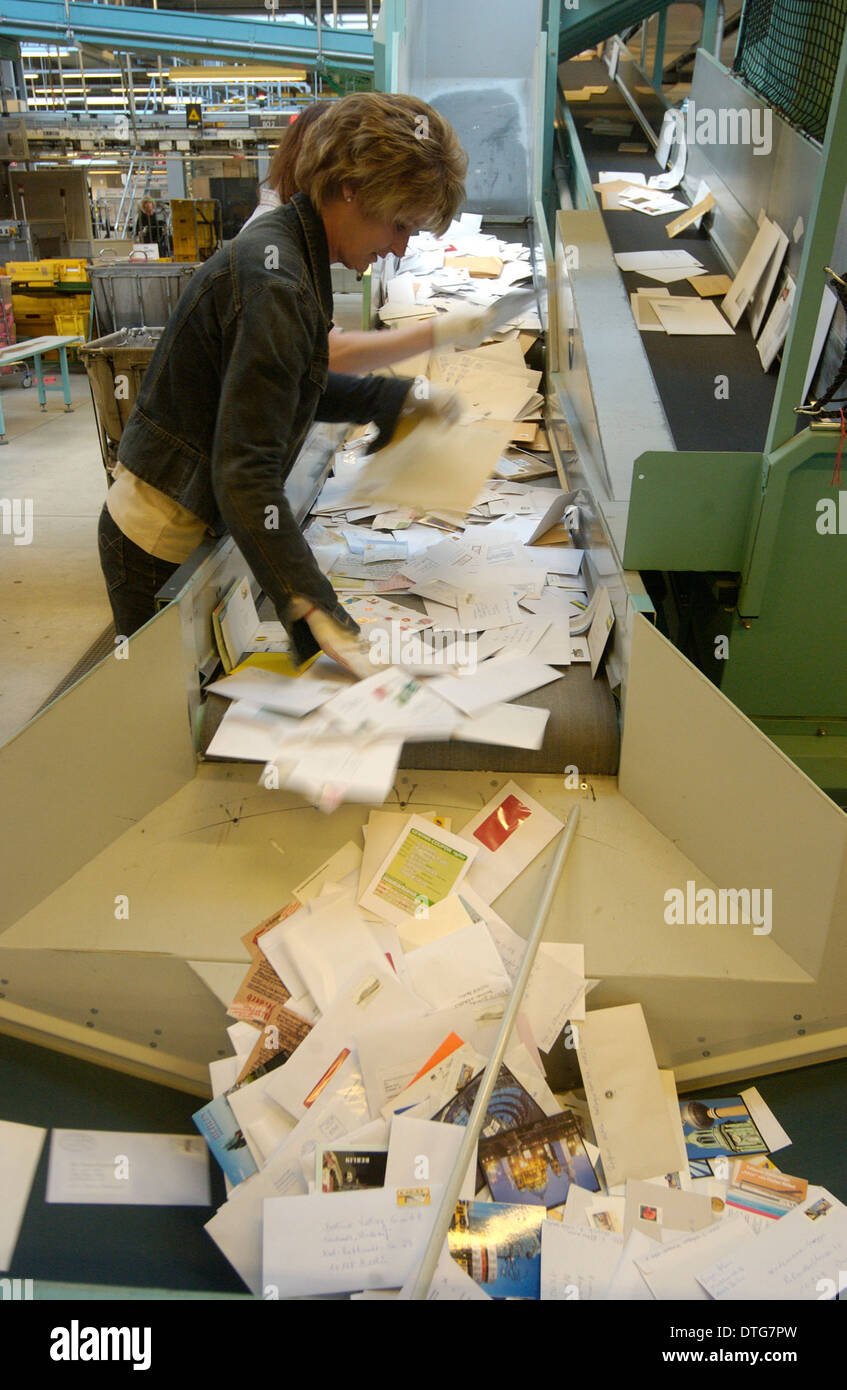Woman postal worker germany hi-res stock photography and images - Alamy