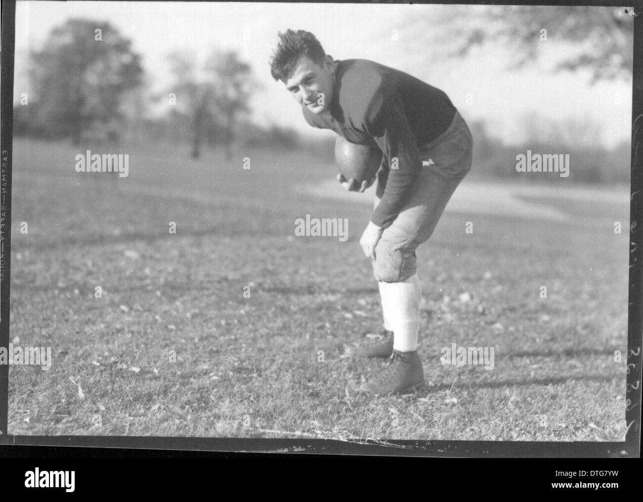1930s football player Black and White Stock Photos & Images - Alamy