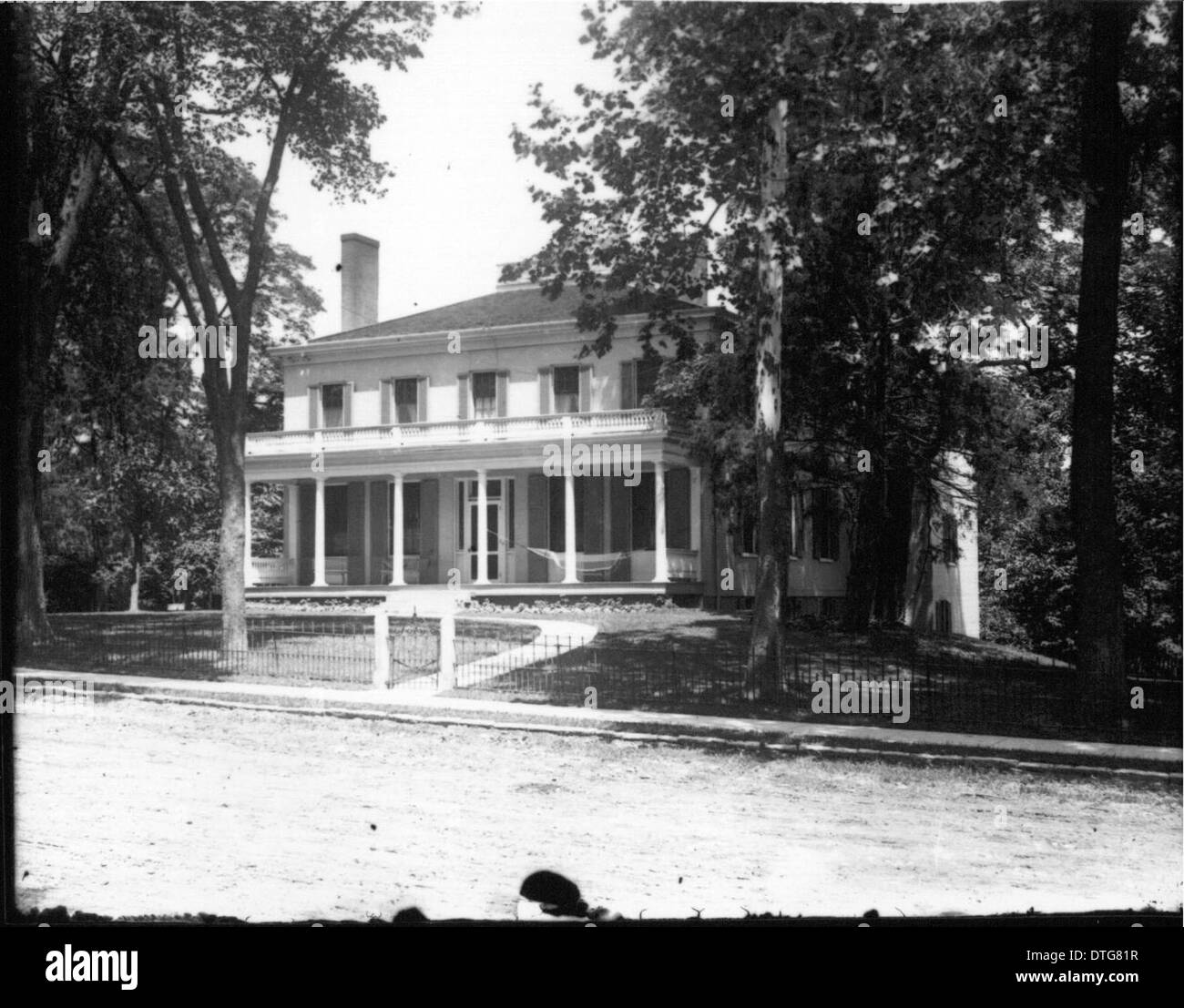 This photograph depicts Lewis Place, a historic building at Miami ...