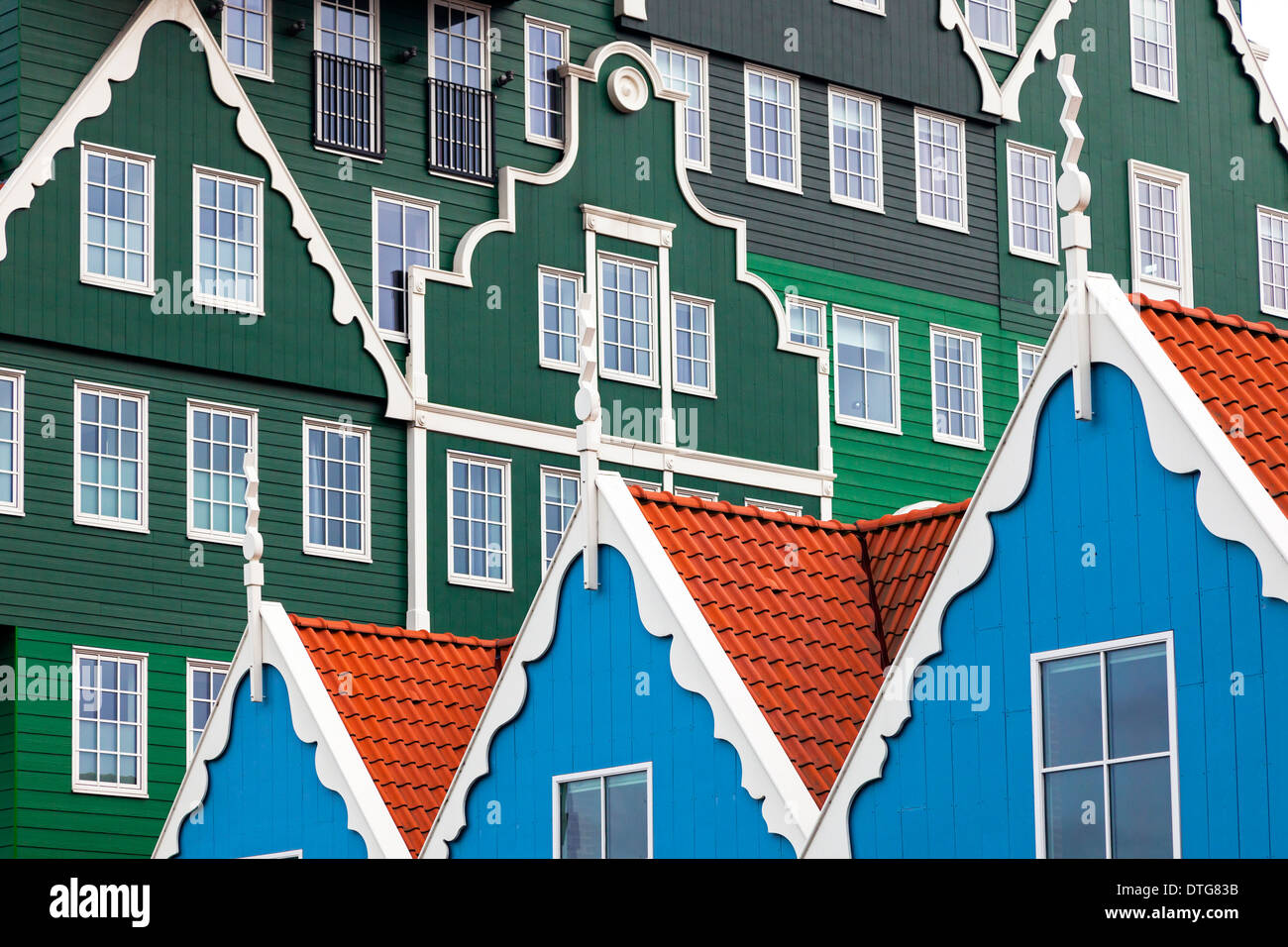 New build building as an amalgamation of the traditional Dutch style in ...