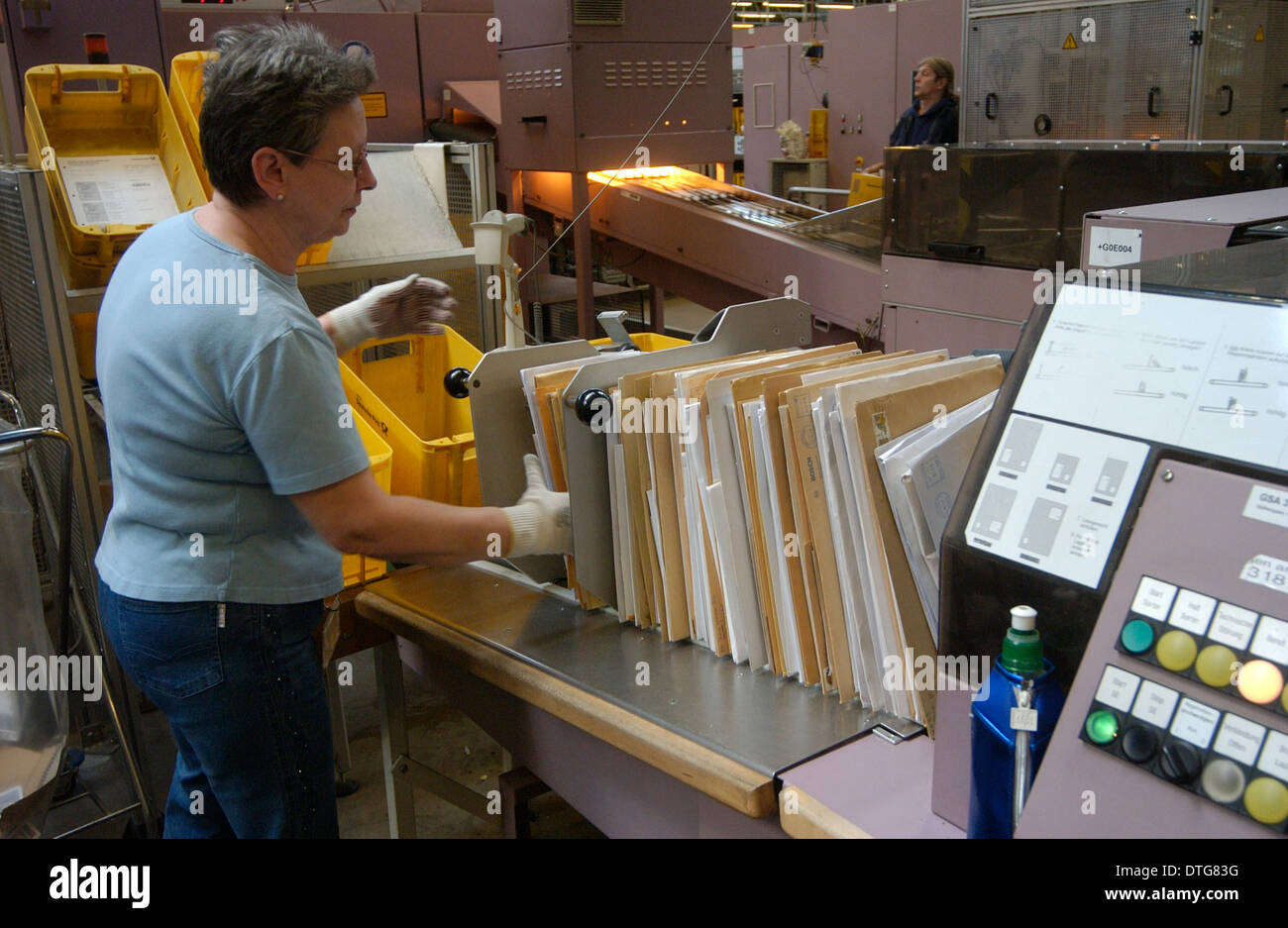 Woman postal worker germany hi-res stock photography and images - Alamy