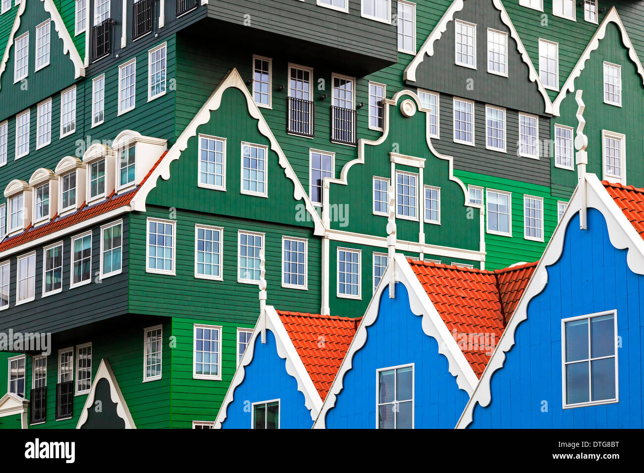 New build building as an amalgamation of the traditional Dutch style in ...