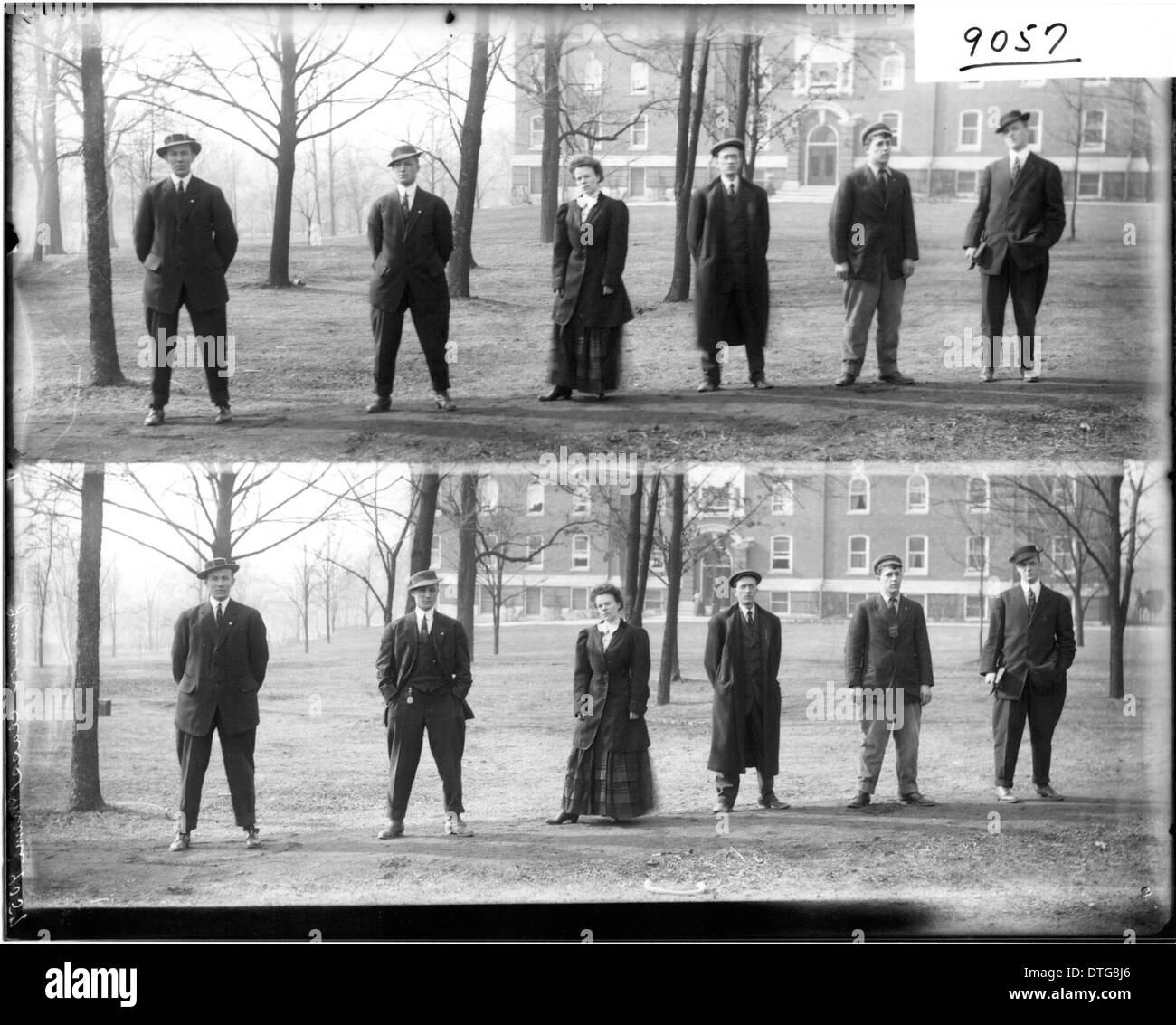 Student group portraits Black and White Stock Photos & Images - Alamy