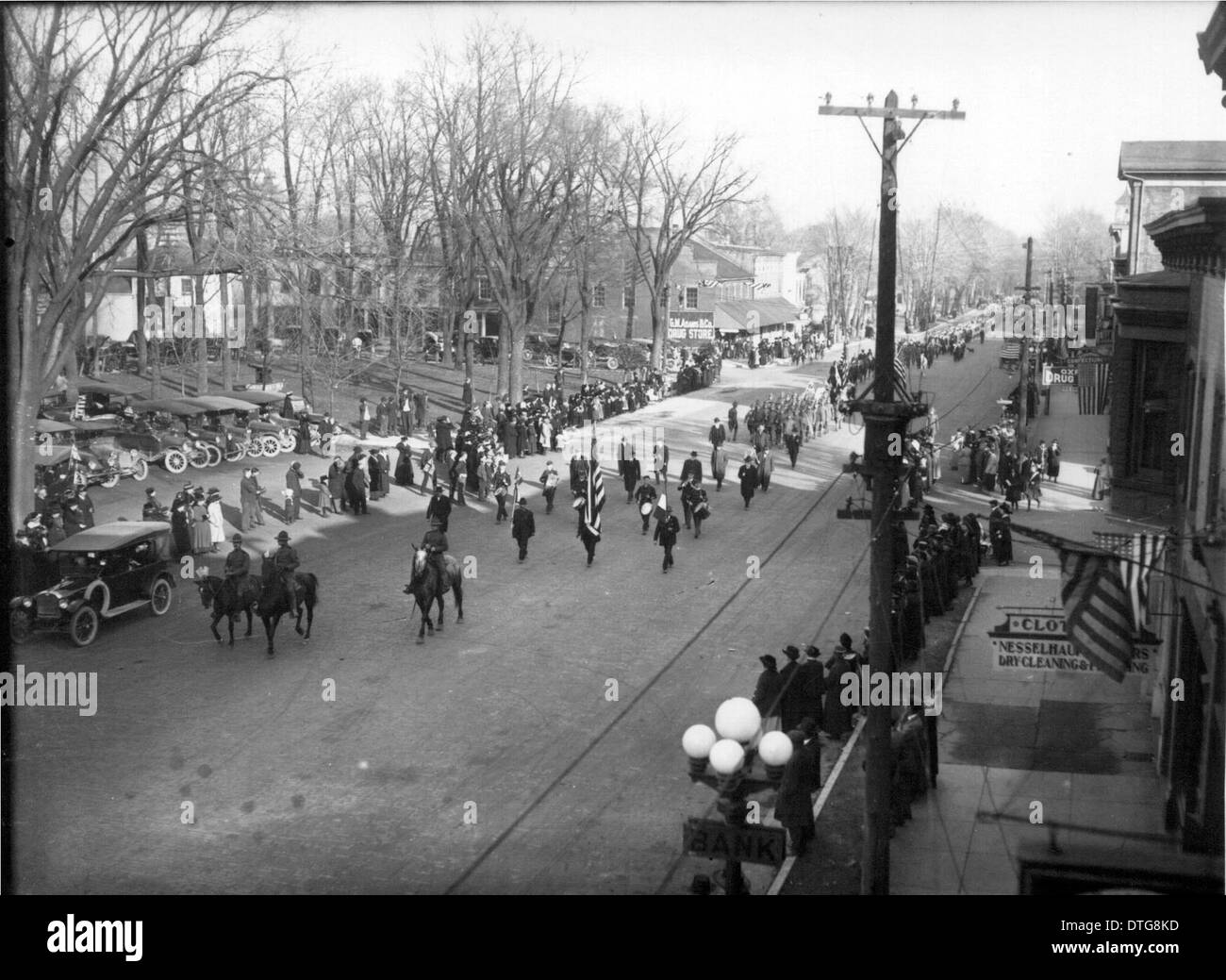 A historic photograph of military personnel participating in the ...